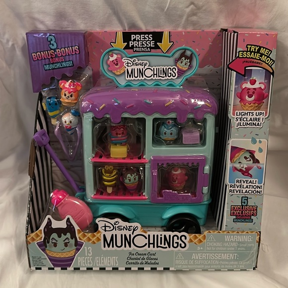 Disney | Toys | Disney Munchlings Ice Cream Cart New | Poshmark
